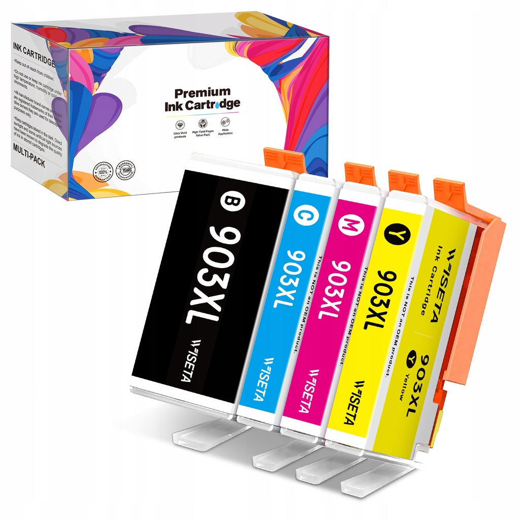 4 kit 903XL do HP 903XL for OfficeJet Pro 6950 6960 6970 6975 6990 ...