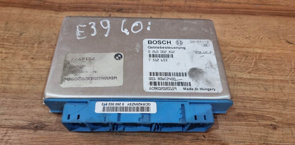 BMW E39 STEROWNIK SKRZYNI BIEGÓW V8 - 12951432320 - oficjalne archiwum ...