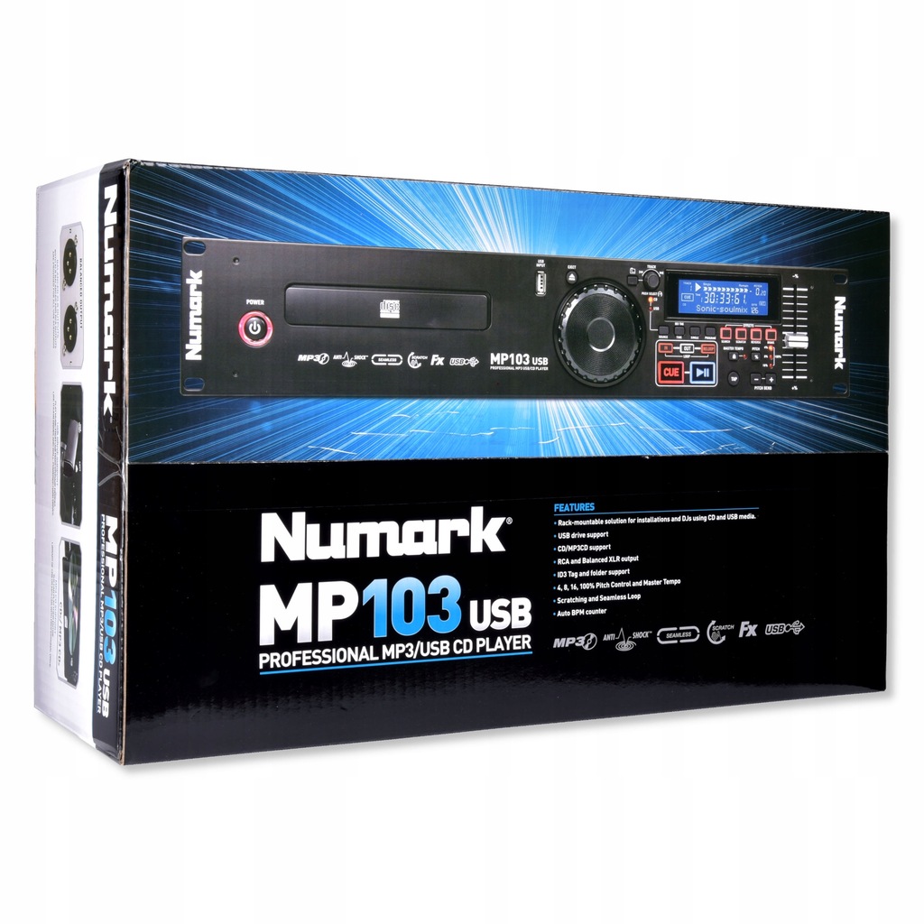 NUMARK MP 103 ODTWARZACZ CD MP3 USB - 8004998030 - oficjalne archiwum ...