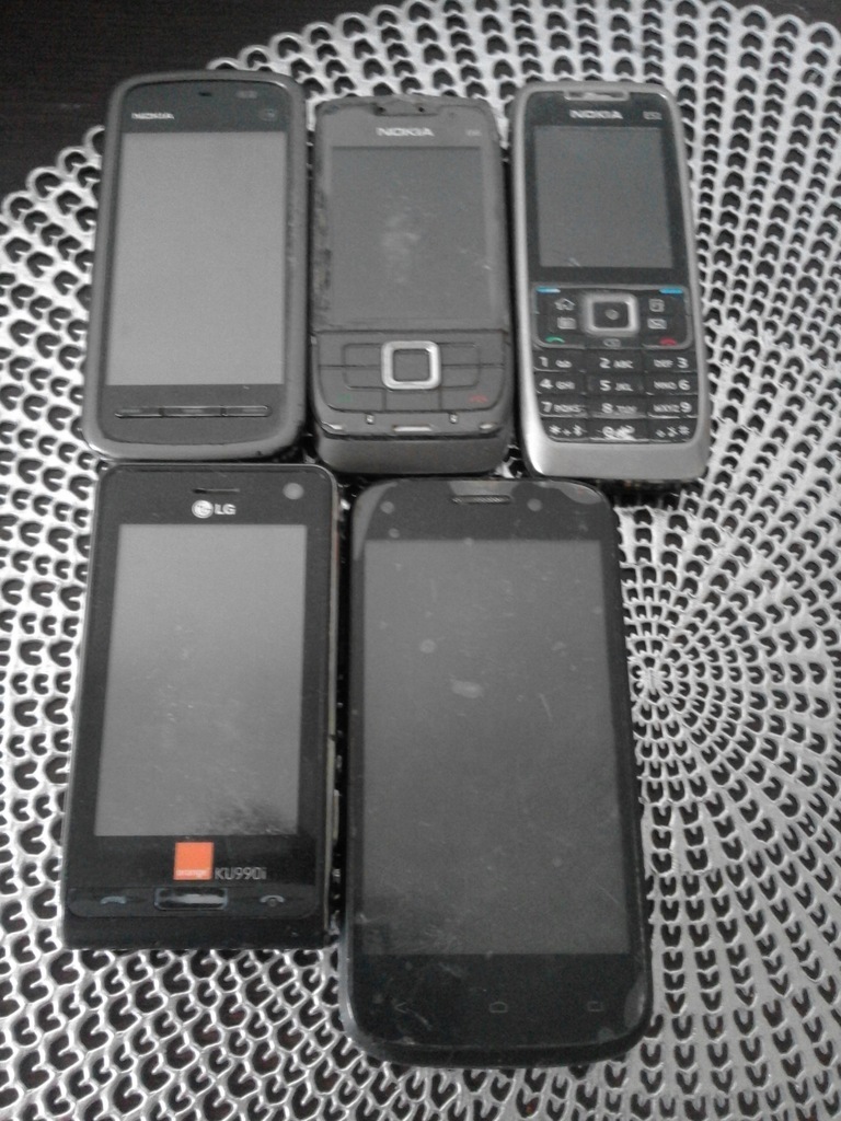 STARE TELEFONY KOMÓRKOWE 5 SZTUK USZKODZONE - 8205542580 - oficjalne ...