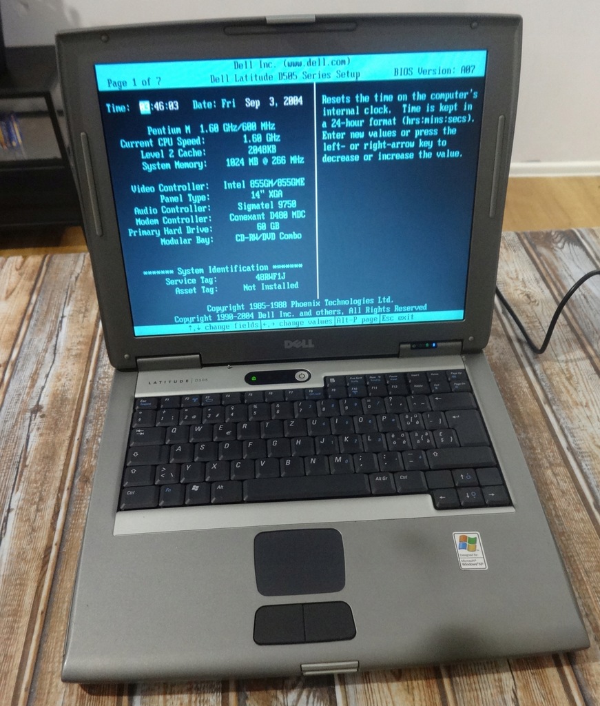 Laptop DELL Latitude D505 - 11628200625 - oficjalne archiwum Allegro