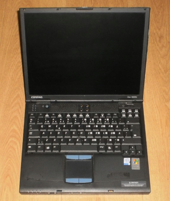 Laptop COMPAQ EVO N600c RS-232 ,np. do diagnostyki - 7851061882 ...