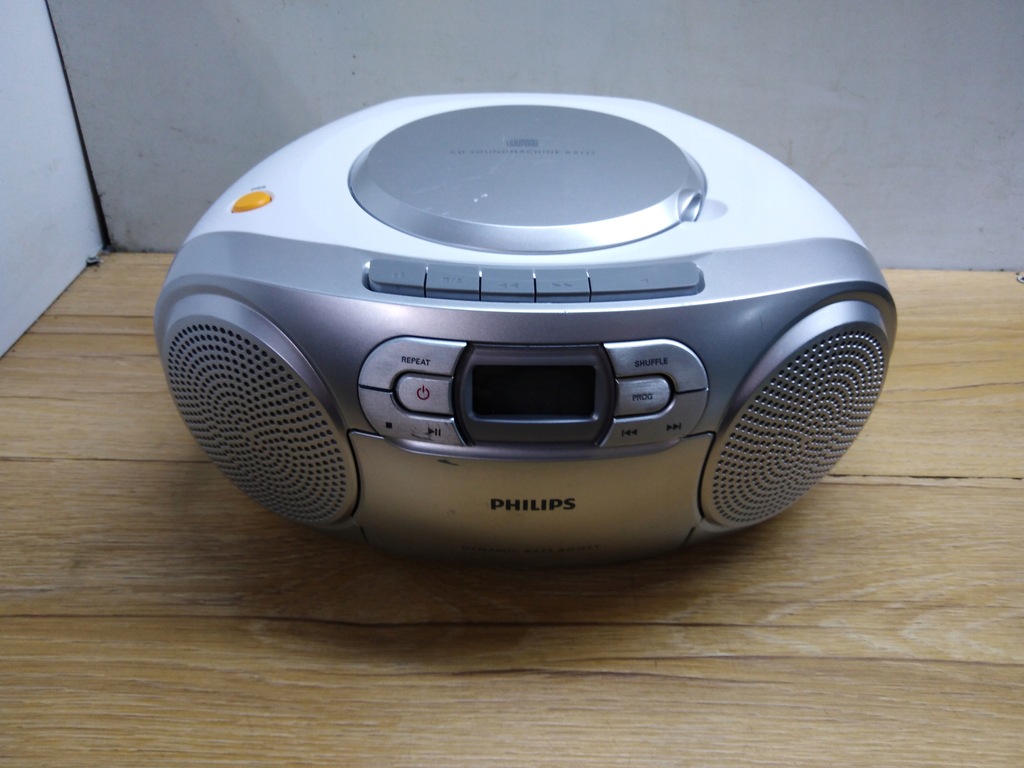 RADIO PHILIPS CD AUDIO KASETA FM/AM ŁANDE - 13666174992 - oficjalne archiwum Allegro