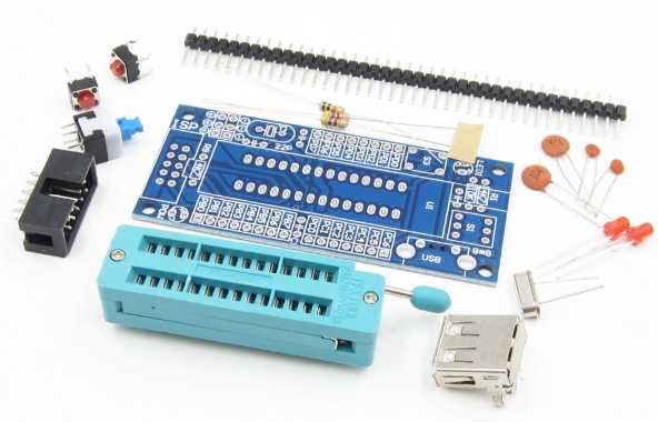 Zestaw uruchomieniowy Atmega8 Atmega48 Atmega88 - 9251574088 ...