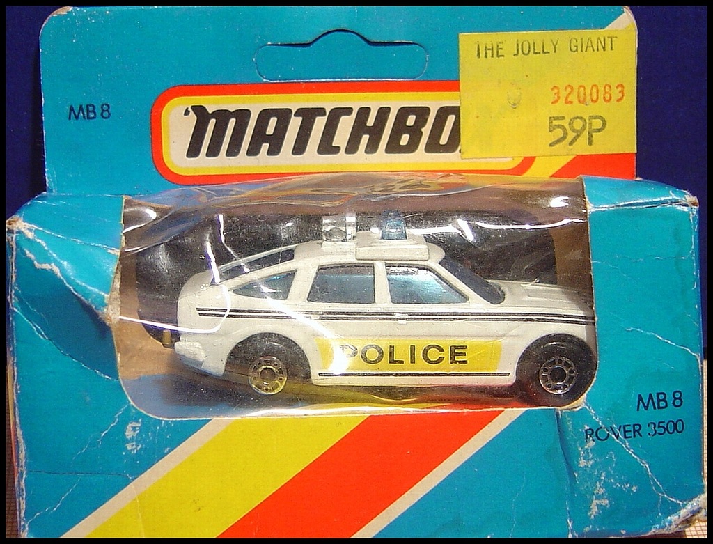 Matchbox Rover 3500 Police SF 8 - 11541398093 - oficjalne archiwum Allegro