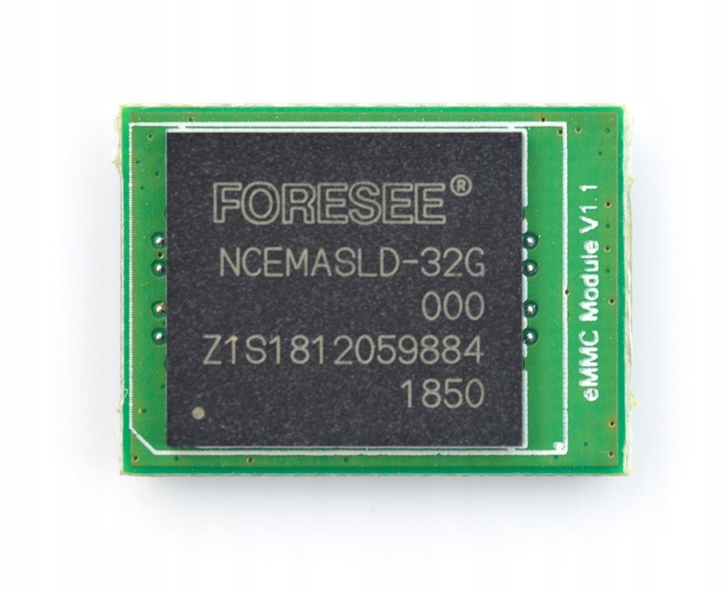 Moduł pamięci eMMC 128GB Foresee dla Rock Pi - 8452514374 - oficjalne ...