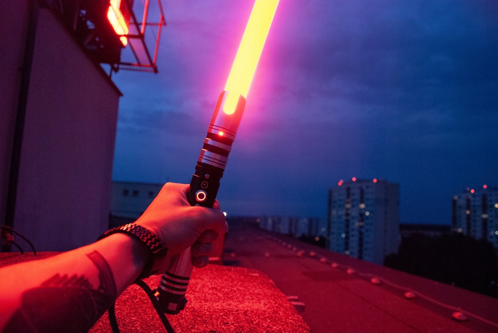 Profesjonalny miecz świetlny N'Dryu - RGB, dźwięki - 13751909324 ...