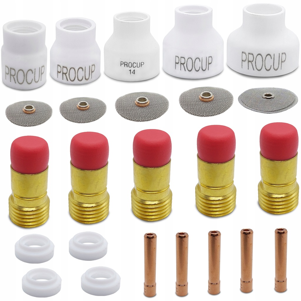 ZESTAW PROCUP TIG DC WP SR 17/18/26 DYSZA SOCZEWKA - 13477734874 - oficjalne archiwum Allegro