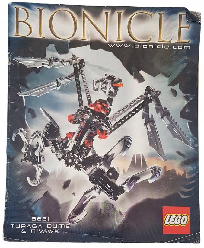 [24] LEGO BIONICLE 8621 Turaga Dume [instrukcja] - 11374954301 ...