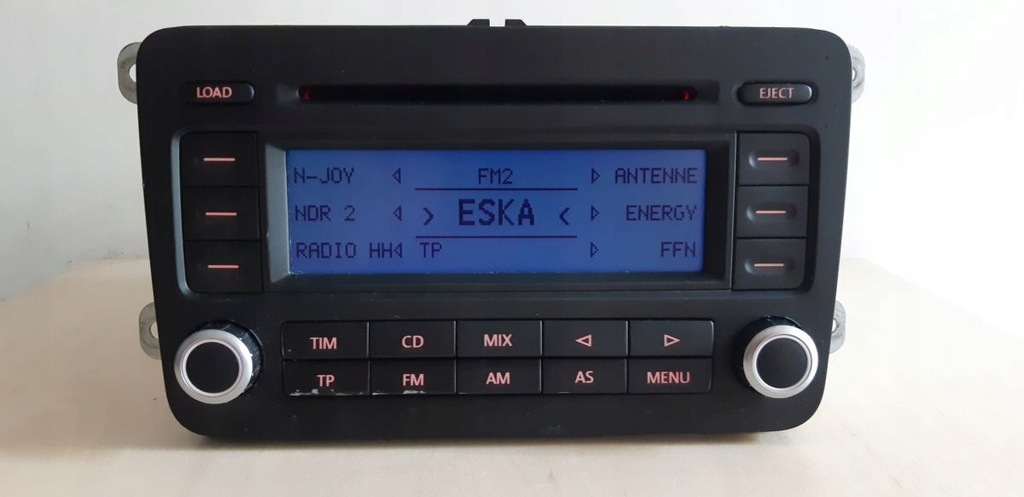 RADIO VW RCD 500 VW GOLF PASSAT B6 CADDY TOURAN T6 - 12608745415 ...
