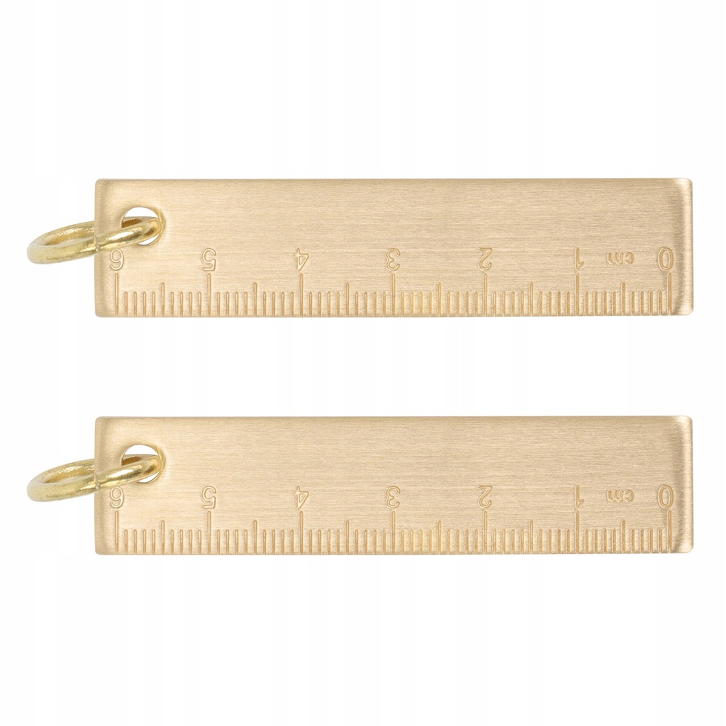 Mini Ruler Metal Key Ring Machinist School 2 Pcs - 13656115454 ...
