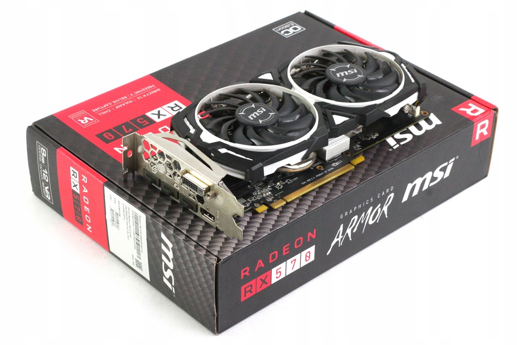 MSI Radeon RX 570 8GB Armor - 9430703225 - oficjalne archiwum Allegro