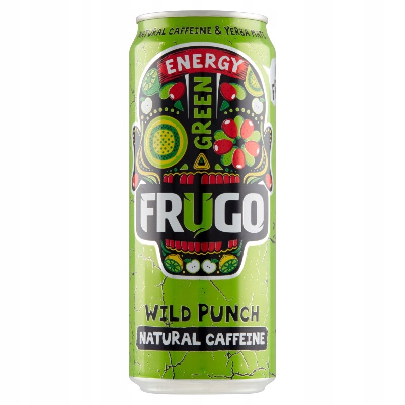 Frugo Wild Punch Green Energy napój Gazowany 330ml - 13395579804 ... Frugo Wild Punch Green Energy napój Gazowany 330ml - 13395579804 ...