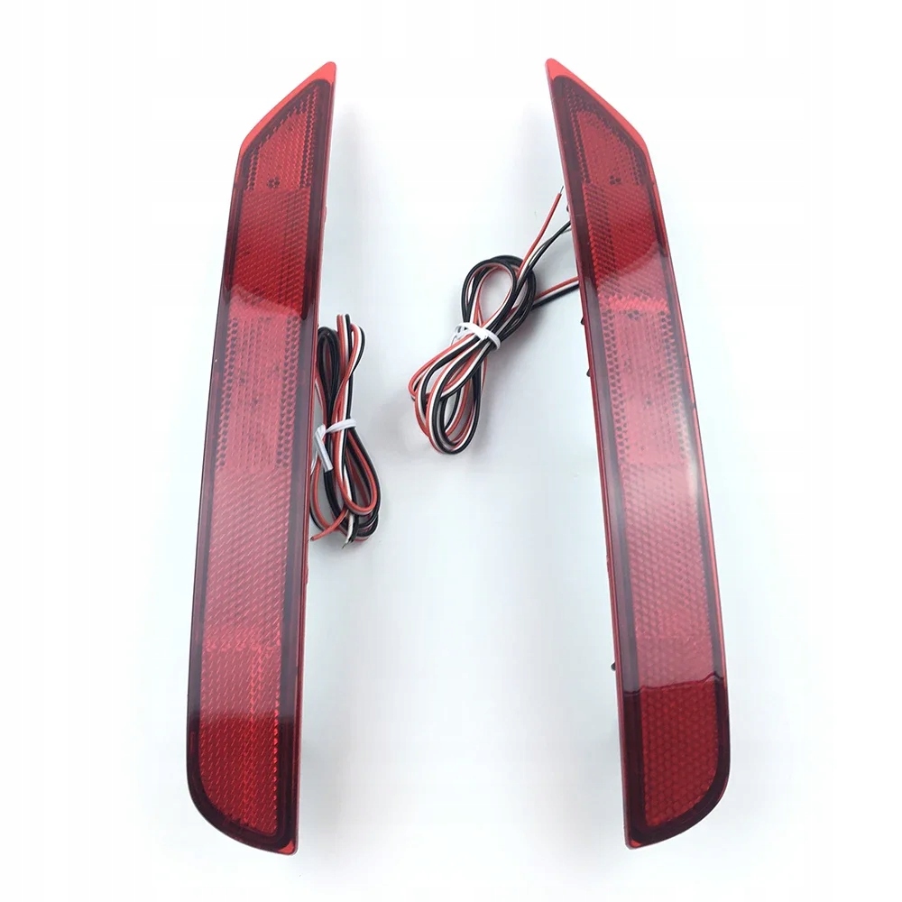 2pcs Red LED Rear Bumper Brake Stop Tail Fog Light For Subaru Forester ...