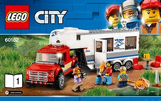 Lego City kamper 60182 samochód kempingowy camping - 9310925473 ...