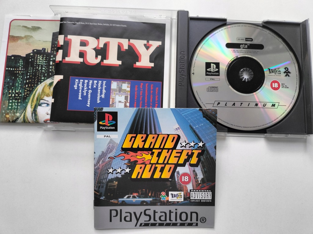 Купить GTA GRAND THEFT AUTO + КАРТА PSX PS1: отзывы, фото и ...