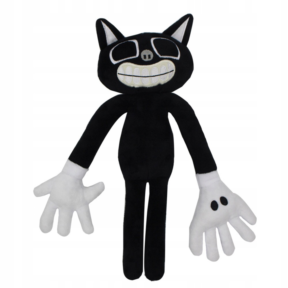 Maskotka CZARNY KOT CARTOON CAT SIREN HEAD 30 cm - 12036512867 ...