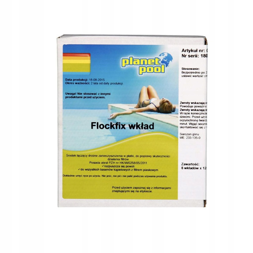 Flokulant 1 kg / 125 g x 8 szt. FLOCKFIX PLANET PO - 10239147940 ...