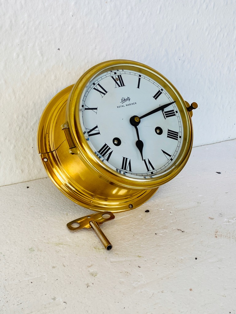 Schatz Marynistyczny Zegar Okrętowy Mosiądz - 14265058761 - oficjalne ...