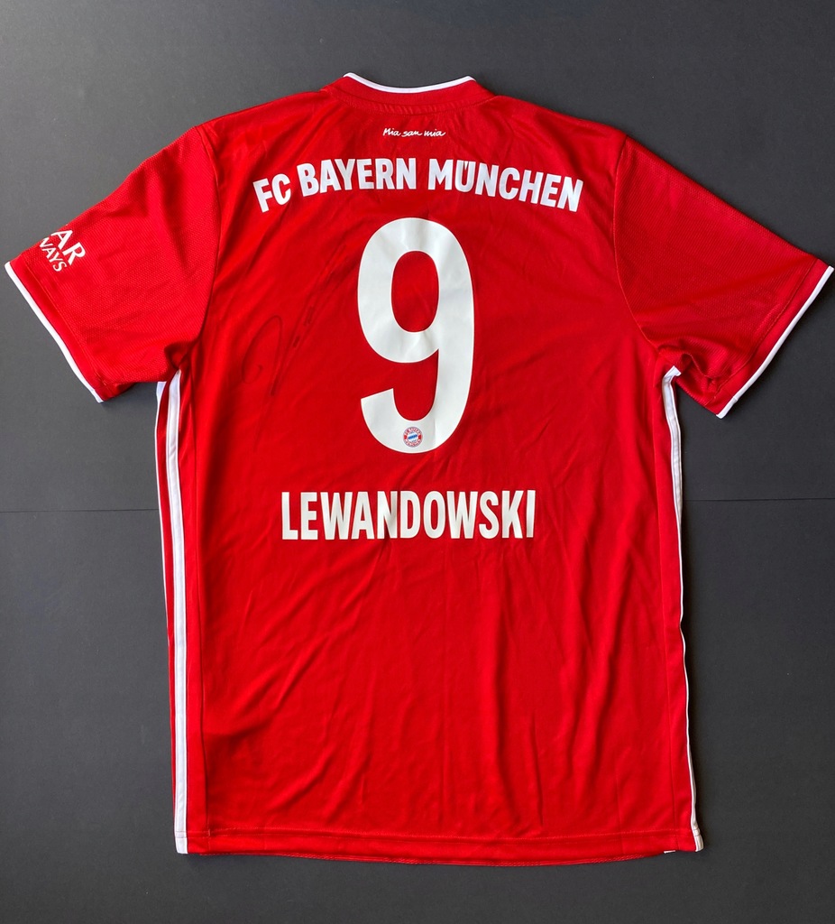 Autografy_pl Robert LEWANDOWSKI Bayern Monachium - 13231168193 - oficjalne archiwum Allegro