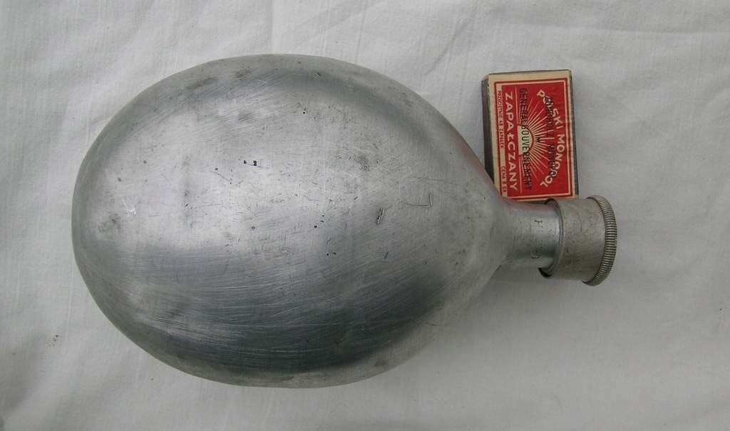 WEHRMACHT - MANIERKA ALUMINIOWA Z KORKIEM HRE 40 - 17116778981 ...