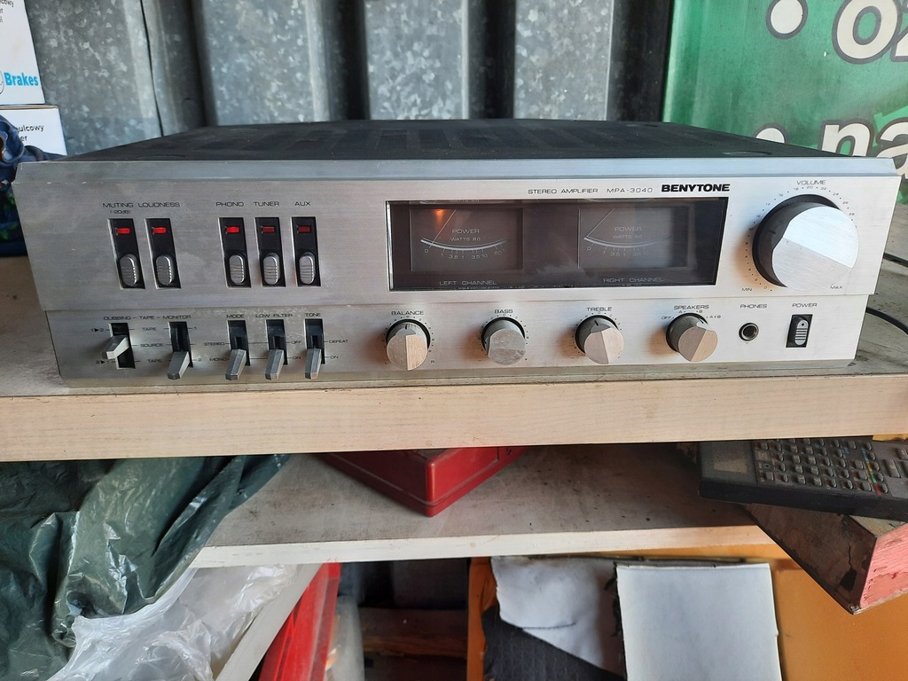 Wzmacniacz Benytone MPA 3040 Vintage lata 70 - 12317516085 - oficjalne archiwum Allegro