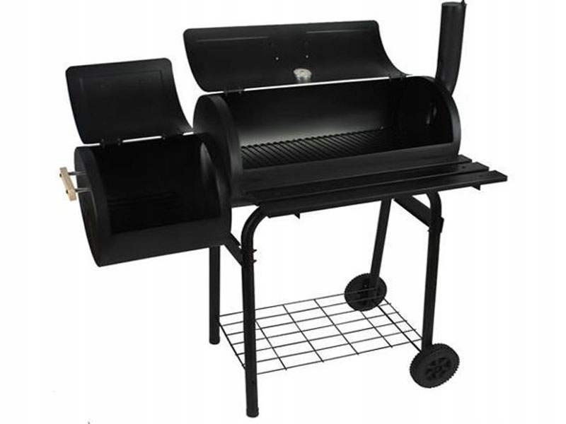 GRILL OGRODOWY Z WĘDZARKA GRIL XXL WĘDZARNIA KOMIN - 8108623148 ...