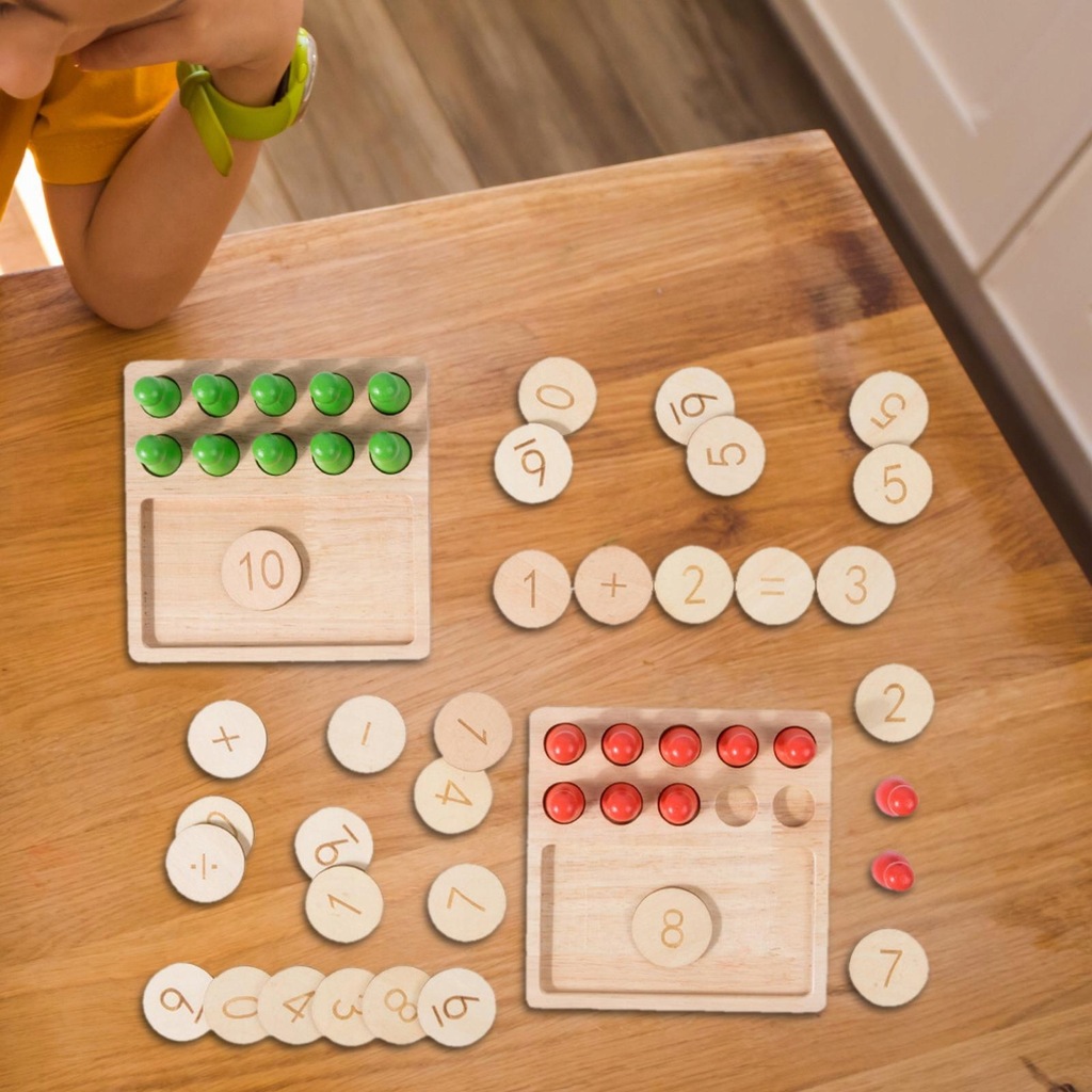 Wooden Montessori Math Board Math Manipulatives - 14165193057 ...