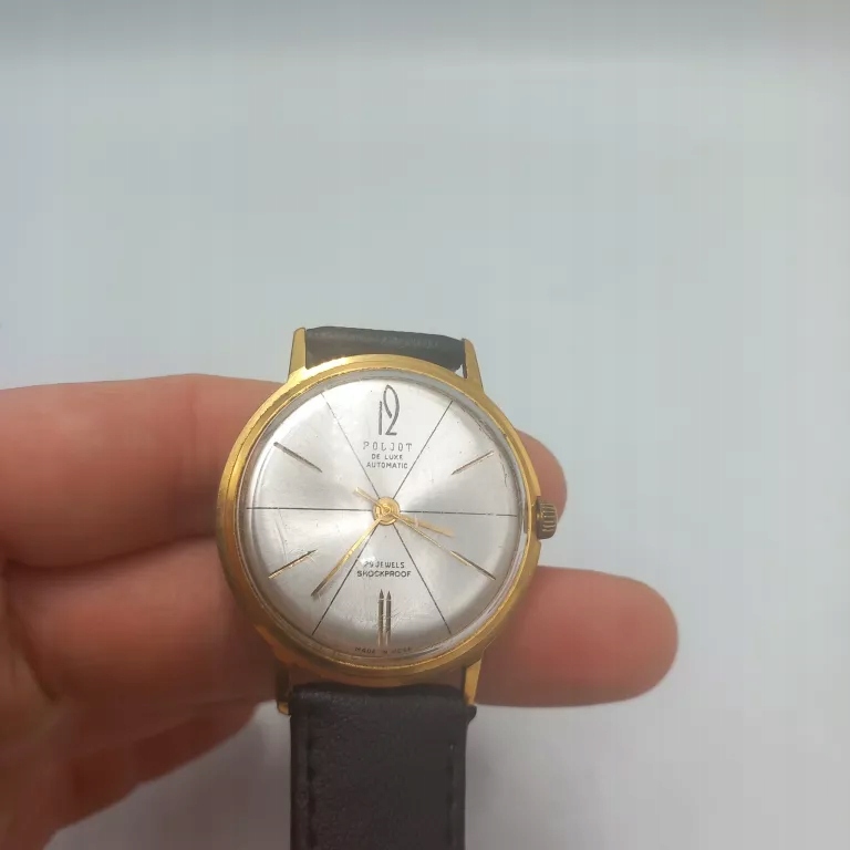 ZEGAREK POLJOT DE LUXE AUTOMATIC 29 JEWELS AU20 - 13907219721 - oficjalne archiwum Allegro