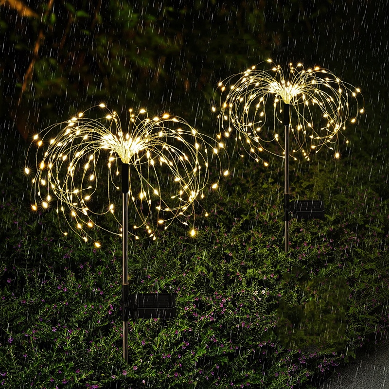 2X LAMPA SOLARNA OZDOBA OGRODOWA DMUCHAWCE 150 LED - 12614957805 - oficjalne archiwum Allegro