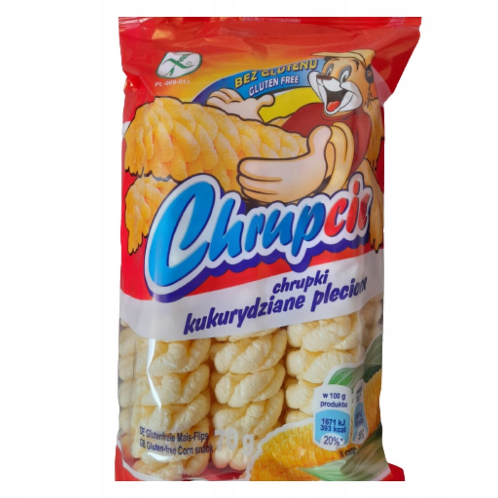 Chrupki kukurydziane plecione Chrupcie 70g - 12722060098 - oficjalne ...