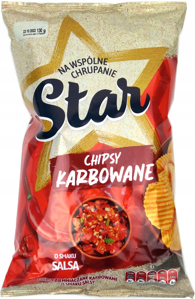 Star Chipsy Karbowane Łagodna Salsa 130 g - 10536274009 - oficjalne ...