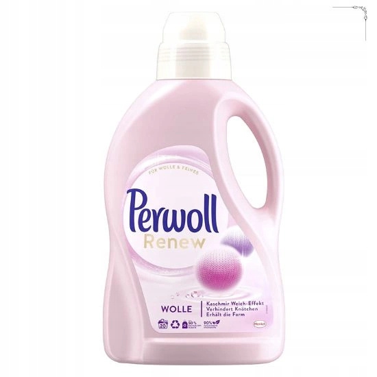 Perwoll Rewew Wolle płyn do prania wełny i delikatnych tkanin 20pr. 1 ...