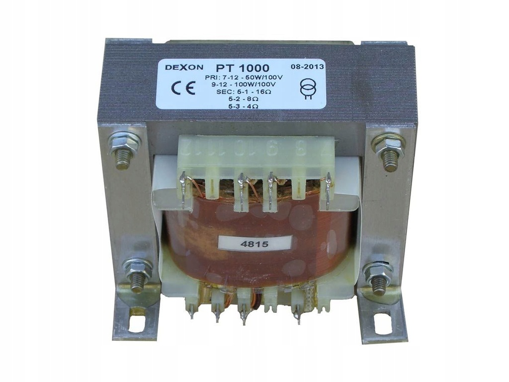 Dexon transformator moc 100 - 50 W do 100V - 12543272511 - oficjalne archiwum Allegro