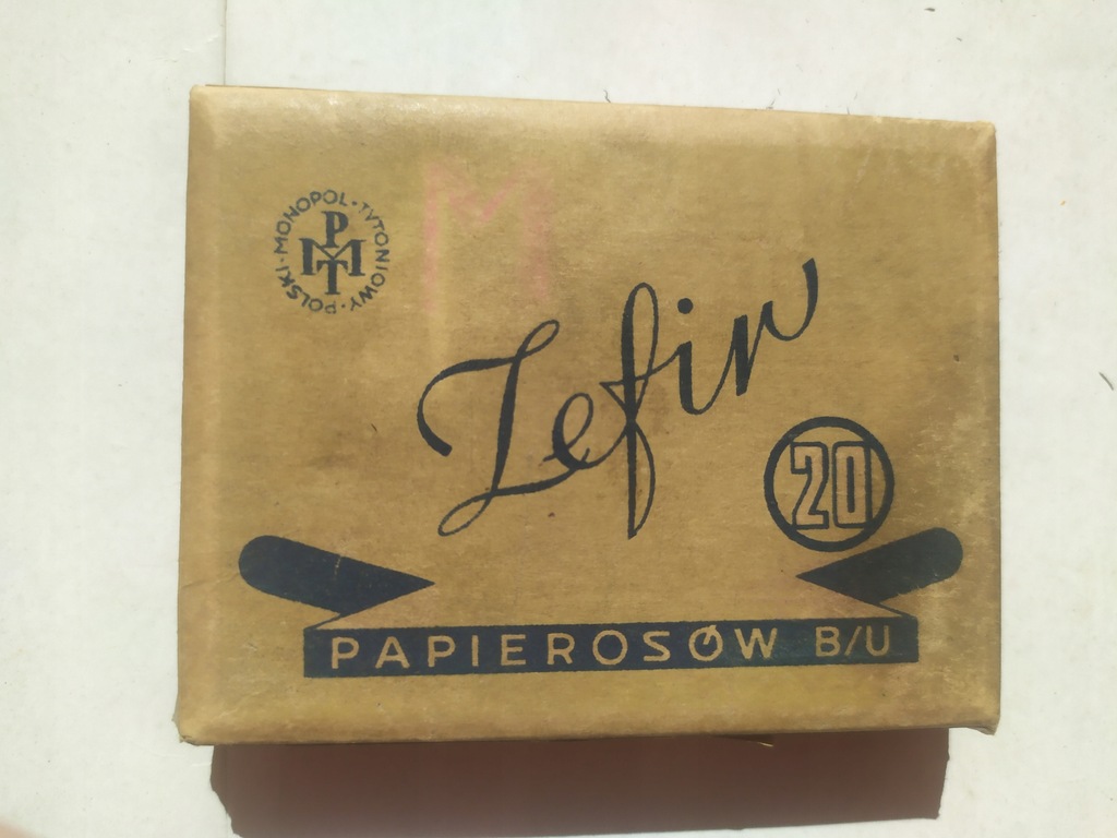 Pudełko Papierosy Zefir Polski Monopol Tytoniowy - 13492963479 - oficjalne archiwum Allegro