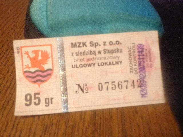 Bilet komunikacja miejska lata 80-90 Słupsk - 14566247716 - oficjalne archiwum Allegro