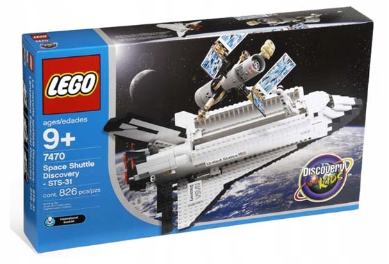 LEGO Discovery 7470 Space Shuttle Prom Wahadłowiec - 12004281999 ...