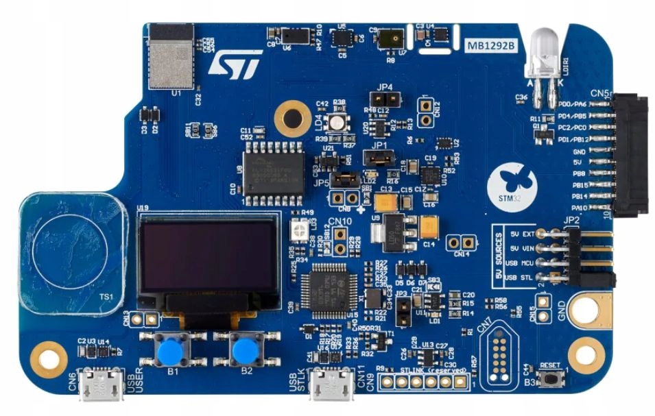STM32 Discovery kit STM32WB5MM-DK (STM32WB) - 14283779502 - oficjalne ...