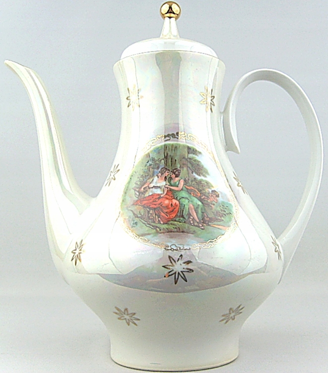 # DZBANEK ze SCENKĄ RODZAJOWĄ - KAHLA, 1957 - 64 - 11625761853 - oficjalne archiwum Allegro