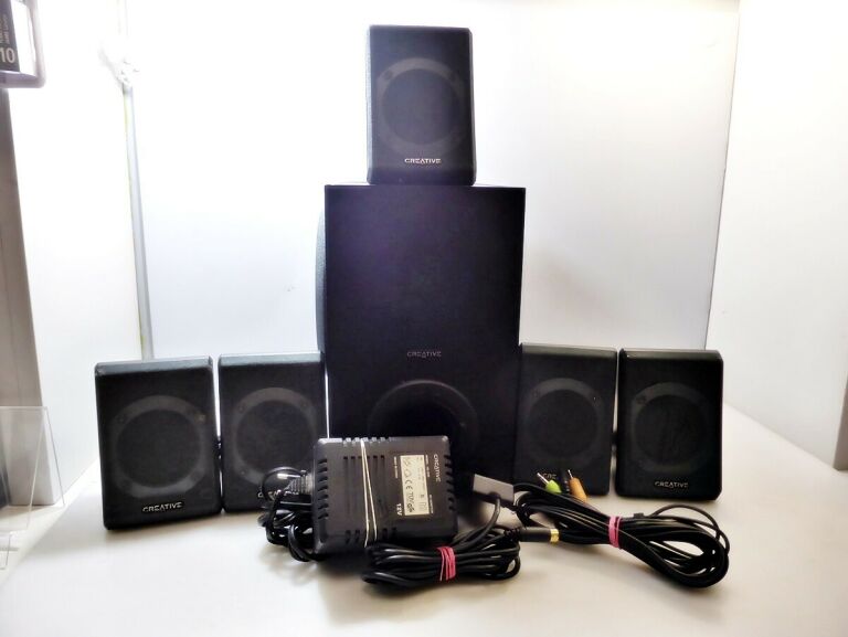 GŁOŚNIKI 5.1 CREATIVE INSPIRE P580 EAX - 10725313014 - oficjalne ...