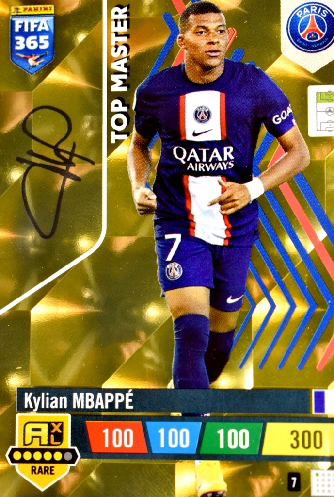 MBAPPE TOP MASTER karty FIFA 2023 Gold - 13351675872 - oficjalne ...