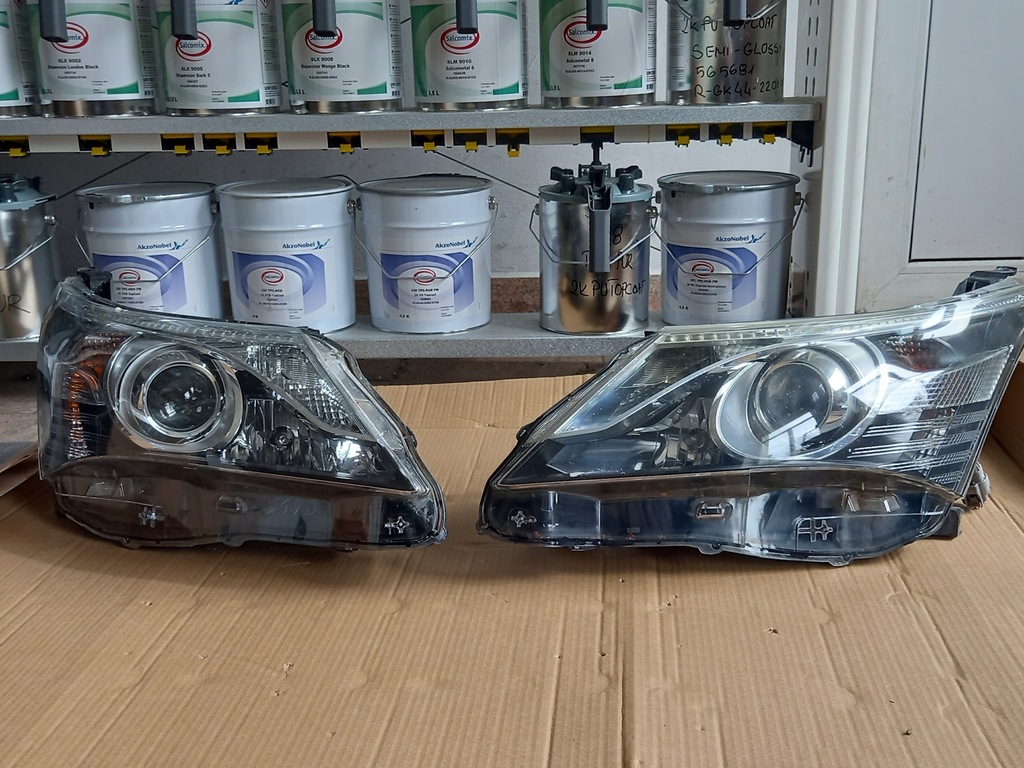 TOYOTA AVENSIS T27 LIFT REFLEKTORY PRZÓD XENON KPL - 12645003607 ...