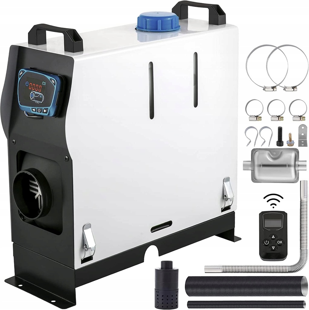 Nagrzewnica powietrza Vevor Webasto 12 V 8 KW - 12766764190 - oficjalne ...