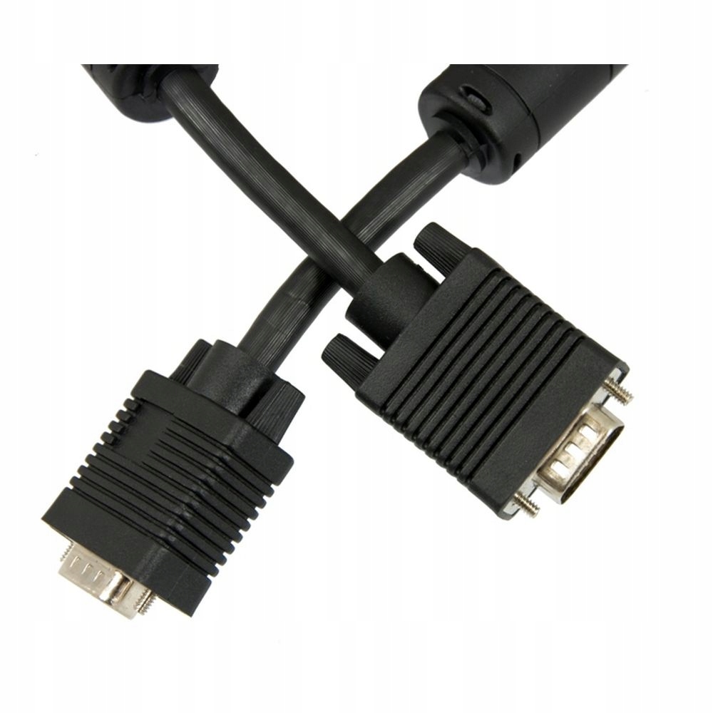 kabel VGA do monitora wtyk - wtyk 5m GOLD - 12037824936 - oficjalne archiwum Allegro