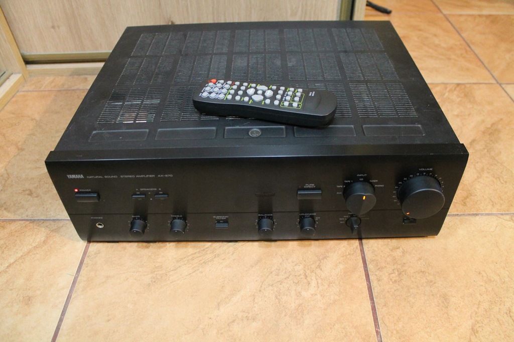 Wzmacniacz Yamaha AX-570 + pilot - 15012301186 - oficjalne archiwum Allegro