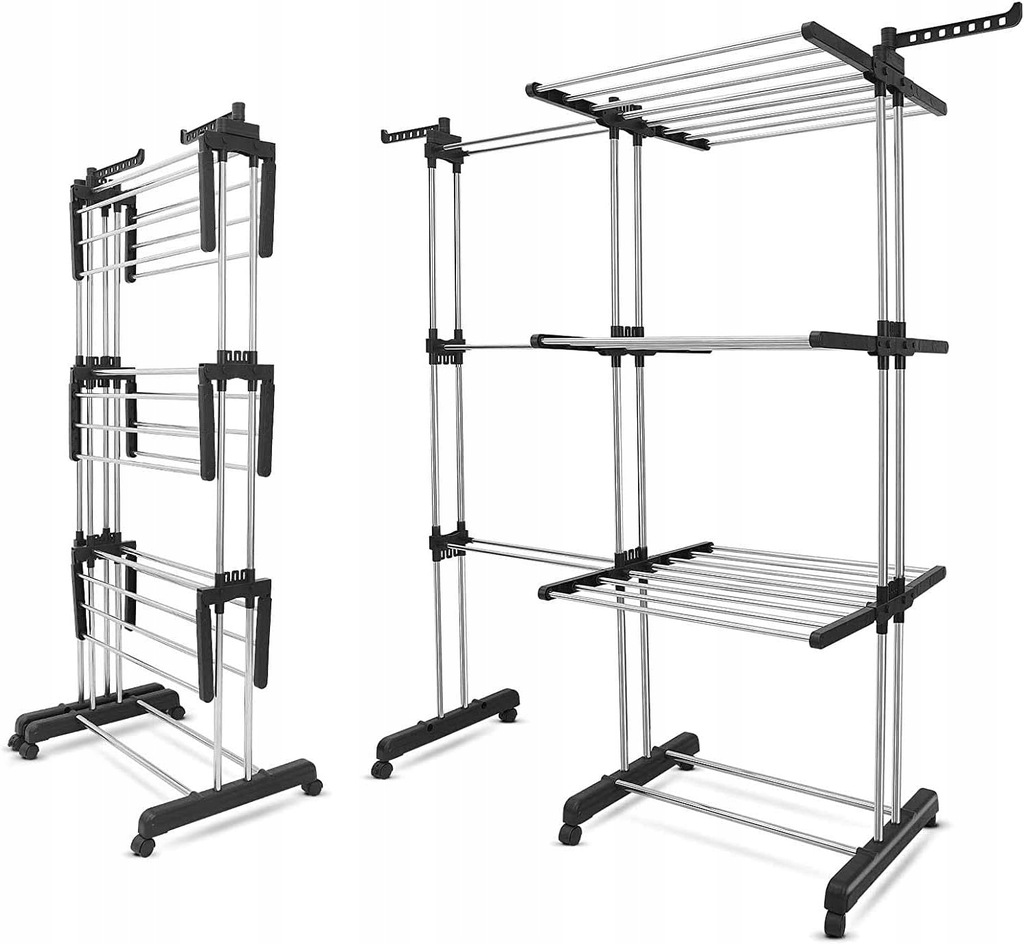 Wolnostojąca składana suszarka na pranie Johgee - 12951001963 - oficjalne archiwum Allegro