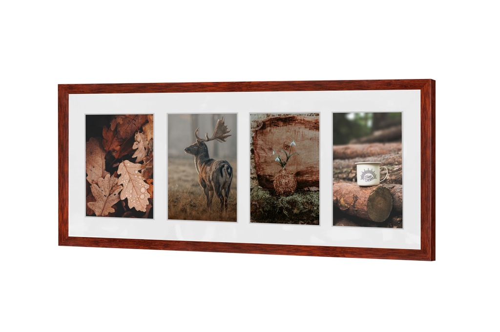 Ramka na kilka zdjęć ciemny brąz 13x18 Galeria 413 - 10915956258 ...