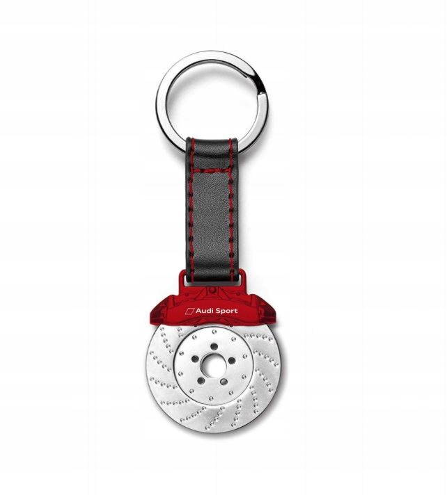 BRELOK ŻETON DO KOSZYKA AUDI SPORT ZACISK CZERWONY - 11912684261 ...