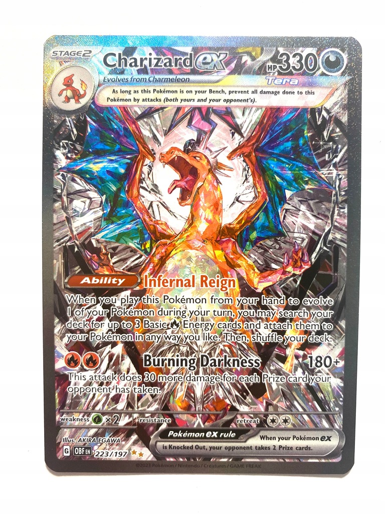 Obsidian Flame Ultra Rare 223/197 Charizard ex - 14147417999 ...