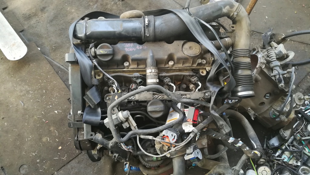 Silnik Peugeot 307 2,0 hdi 8V 90KM RHY - 13342019506 - oficjalne archiwum Allegro